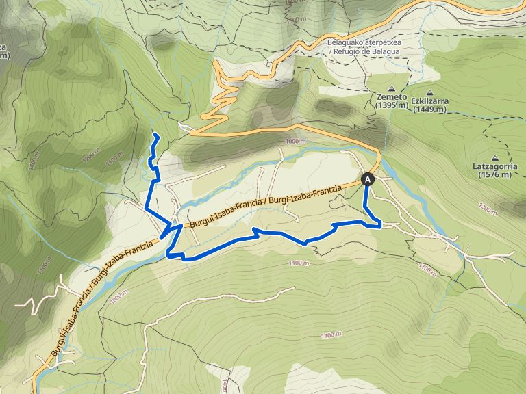 Cascada de Arrako par le Rio Belagua | course | Komoot